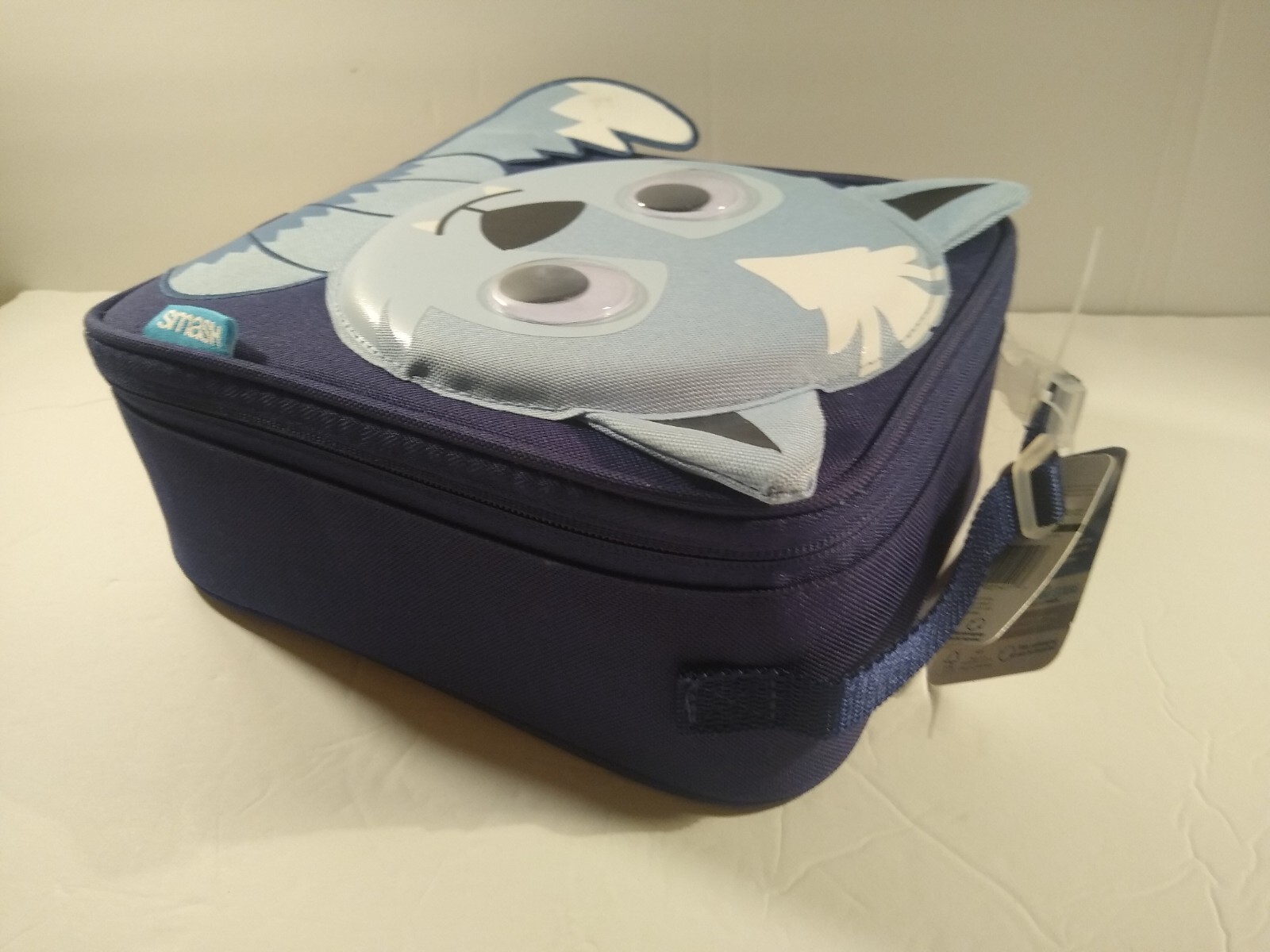 Smash 3D Ice Blue Fox Back To School Insulated Lunch Bag Blue IQ Lining ...