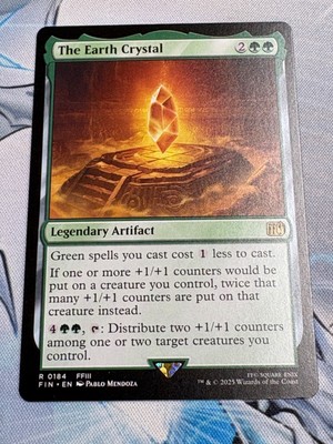 MTG The Earth Crystal English Final Fantasy FIN NM R0184 | eBay