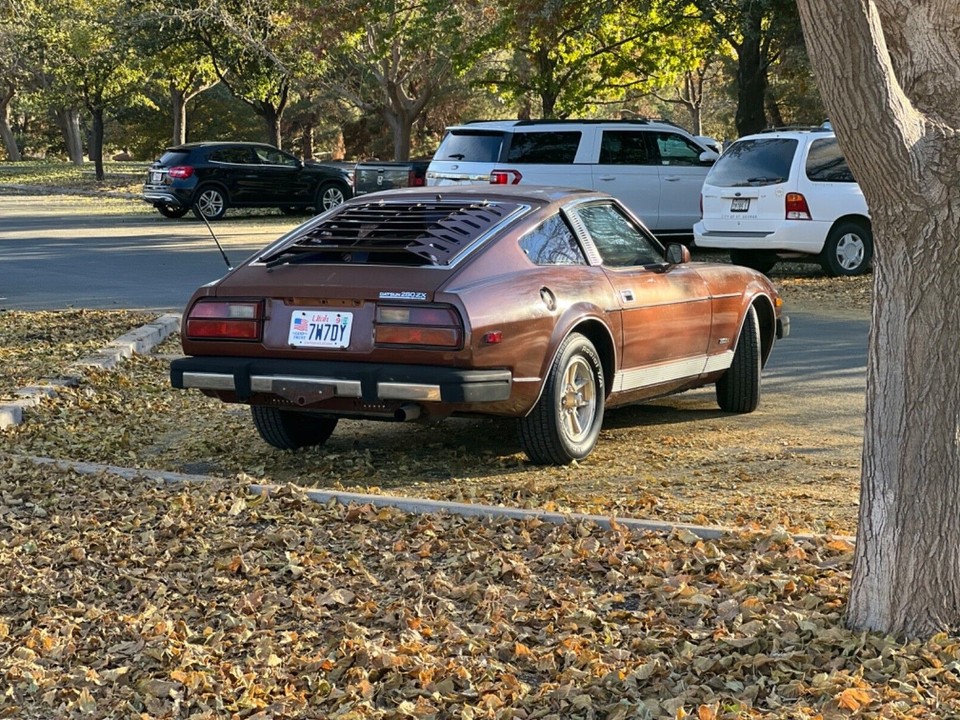1979 datsun 280zx 2dr manual coupe brown interior with bronze exterior ...