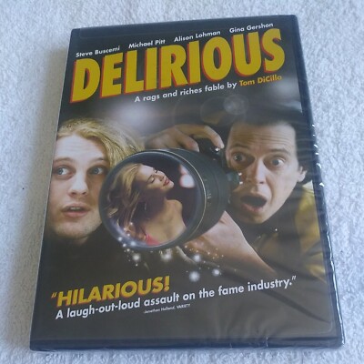 DELIRIOUS DVD BRAND NEW SEALED STEVE BUSCEMI GINA GERSON MICHAEL PITT ...