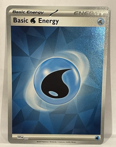 Pokémon TCG Prismatic Evolutions Water Energy SVE11 Reverse Holo Near ...