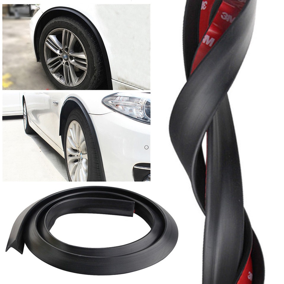 1.5m Car Wheel Fender Extension Moulding Flares Trim Strip Stick out ...