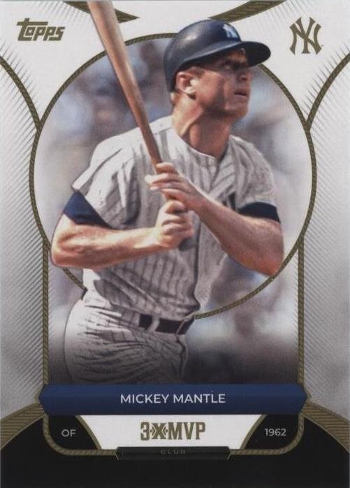 2025 Topps Welcome to the Club: 3X Mvp - Mickey Mantle #21 for sale ...