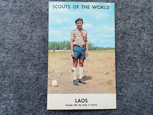Boy Scouts of the World - Laos Vintage Postcard | eBay