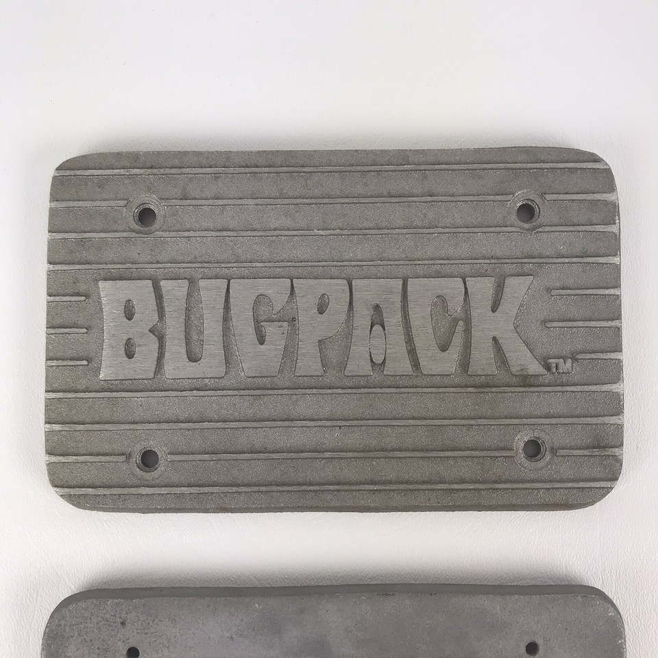 BUGPACK Rare Cast Aluminum Ribbed Air Cleaner Valve Covers Weber IDF ...