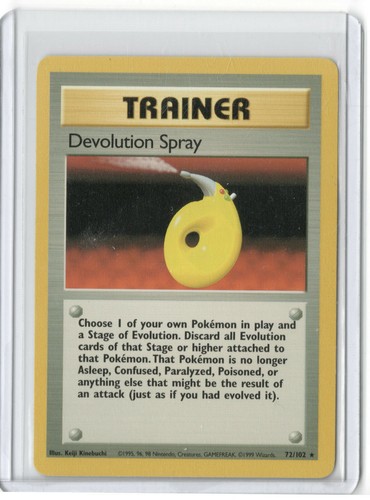 Devolution Spray Trainer Rare Pokemon Card | eBay