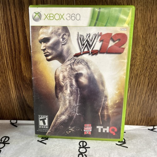 Microsoft Xbox 360 WWE '12 2012 Wrestling Game WWF WCW | eBay