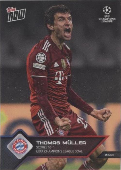2021-22 Topps Now UCL - Thomas Muller #100 for sale online | eBay