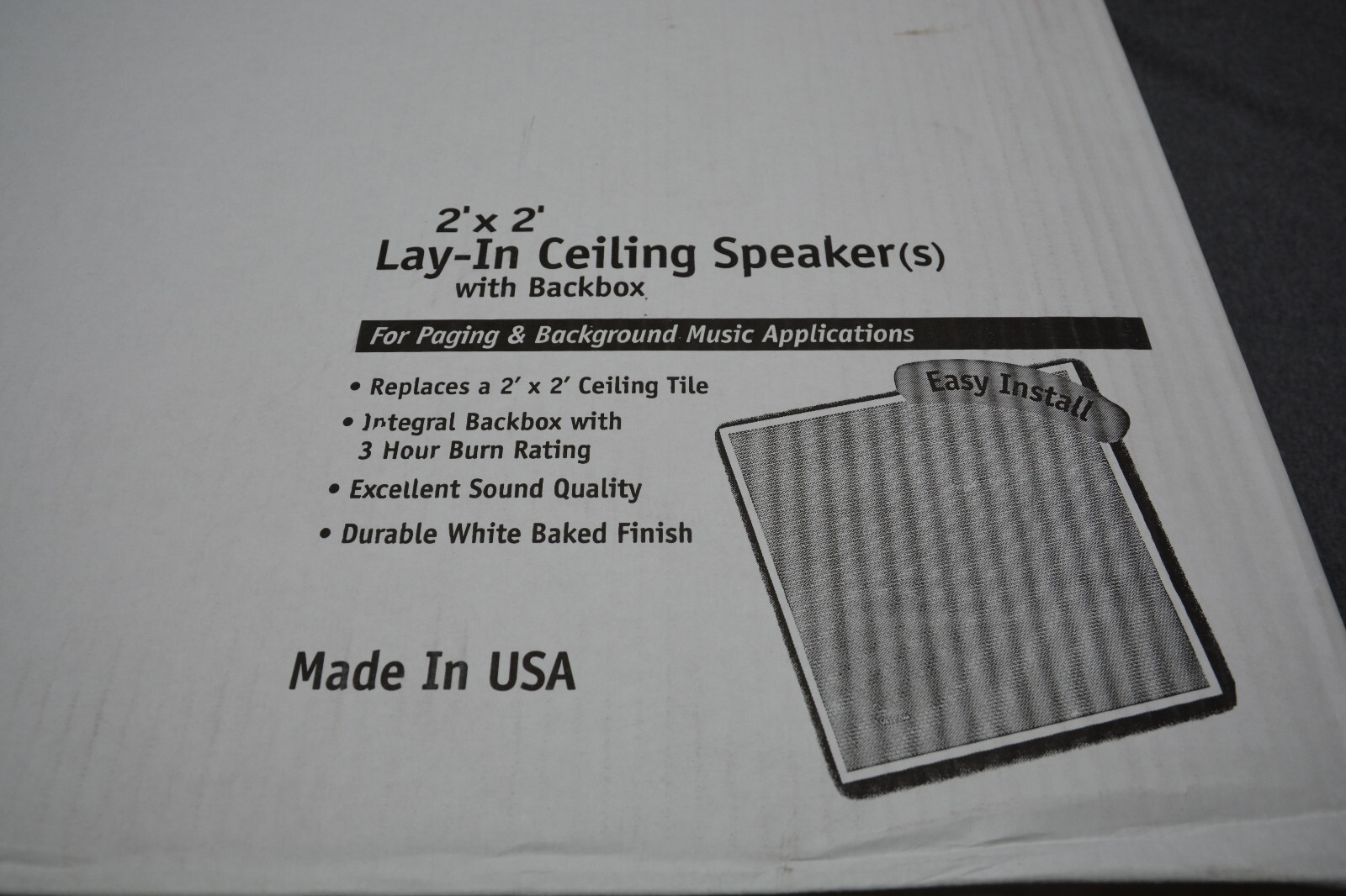 Valcom Ceiling Tile Speakers | Shelly Lighting