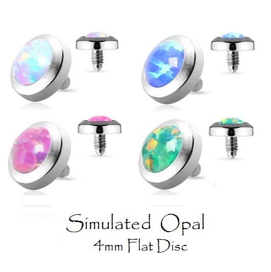 Dermal Anchor Top - Gem Ball Micro Dermal Head Microdermal Surface ...