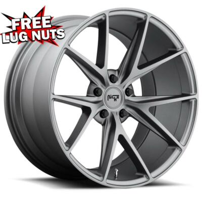 18 inch 18x8 NICHE 1PC M116 MISANO GUNMETAL wheel 5x4.5 5x114.3 +40 | eBay