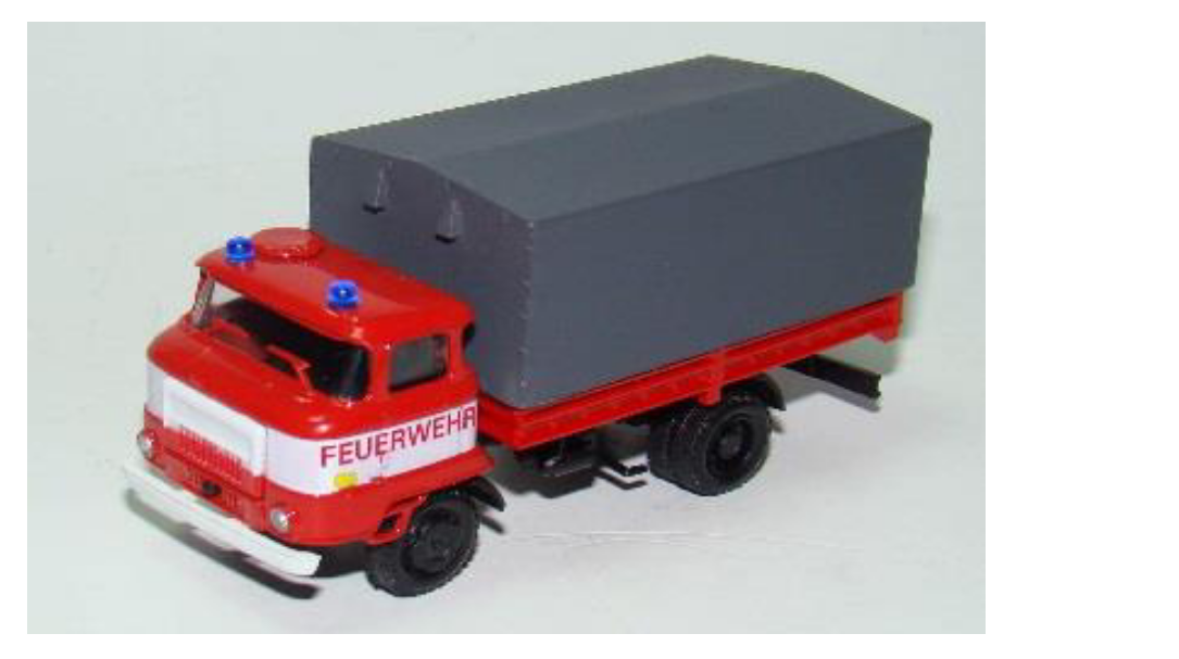 IFA fire truck, gray awning - Herpa 477 skala 1/87 | eBay.de