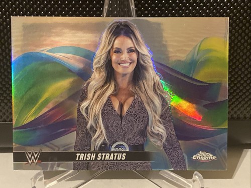 2025 Topps Chrome WWE Trish Stratus Helix Insert SSP Case Hit! | eBay