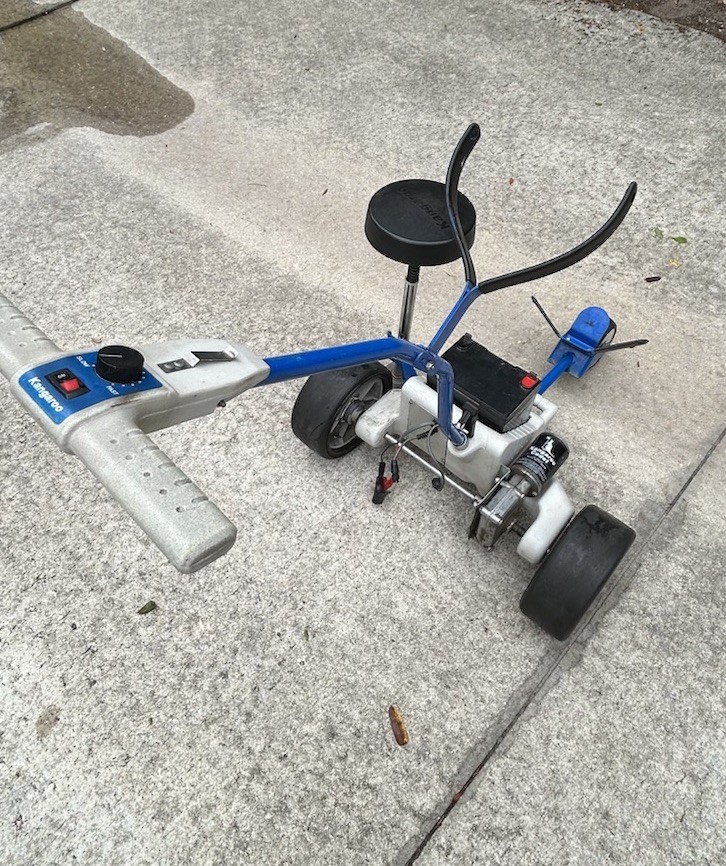 Kangaroo Golf Motorized Personal Golf Caddie/Cart | eBay
