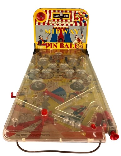 Midway Deluxe Electric Pinball Machine Vintage Arcade Game | eBay