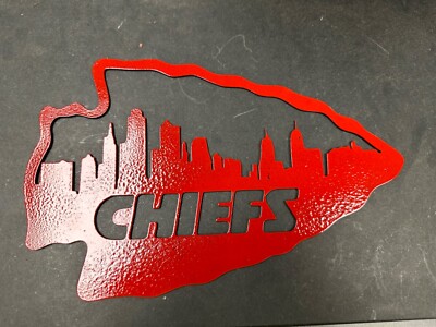 Kansas City Chiefs Arrow Custom Metal Art Football Home Decor | eBay
