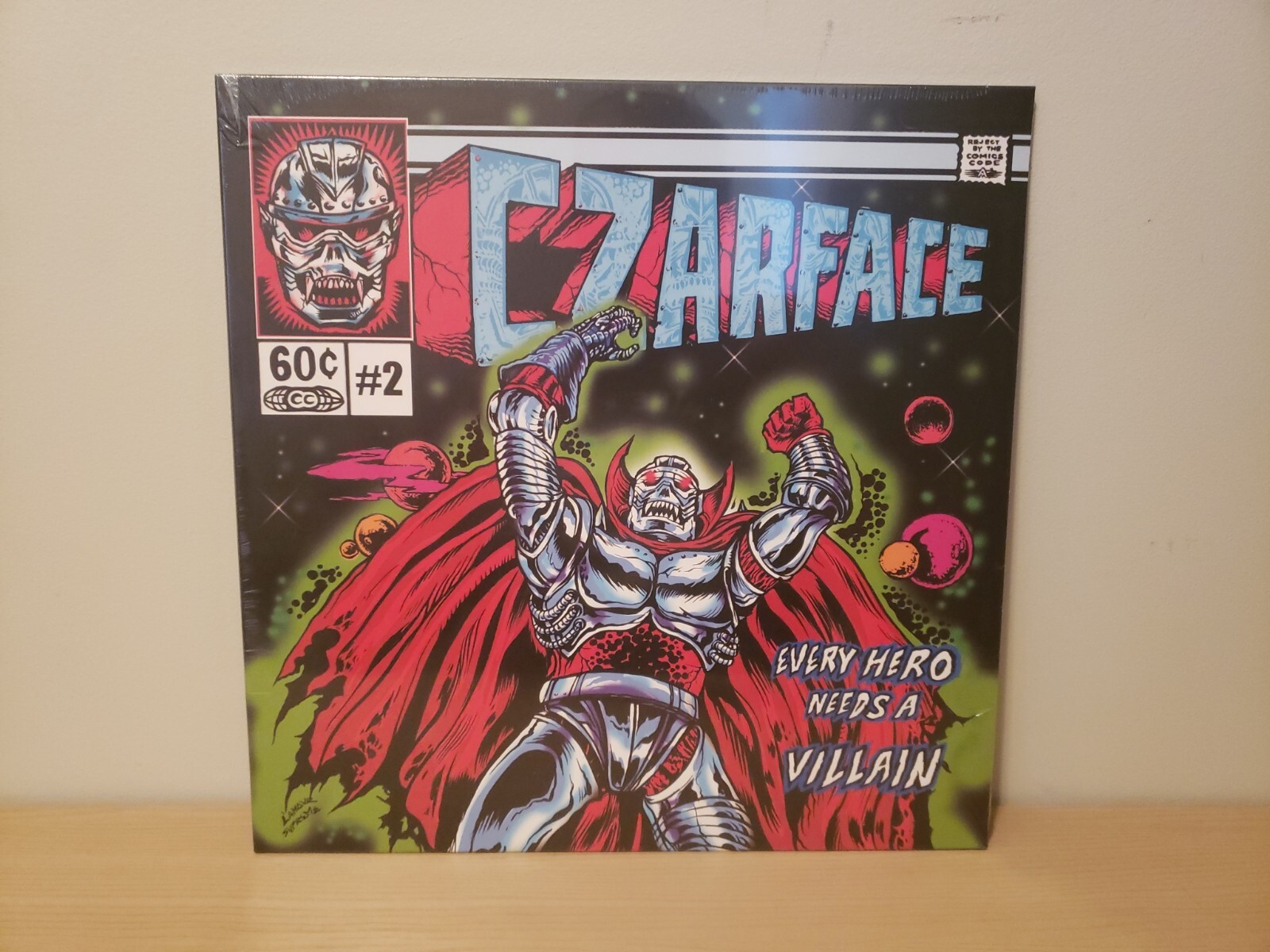Czarface - Every Hero Needs A Villain Vinyl LP Cyan Blue Split w ...