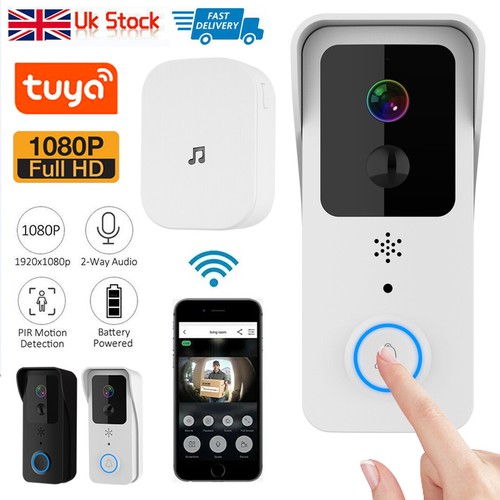 5G Wireless WiFi Video Doorbell Phone Camera Door Bell Ring Intercom ...