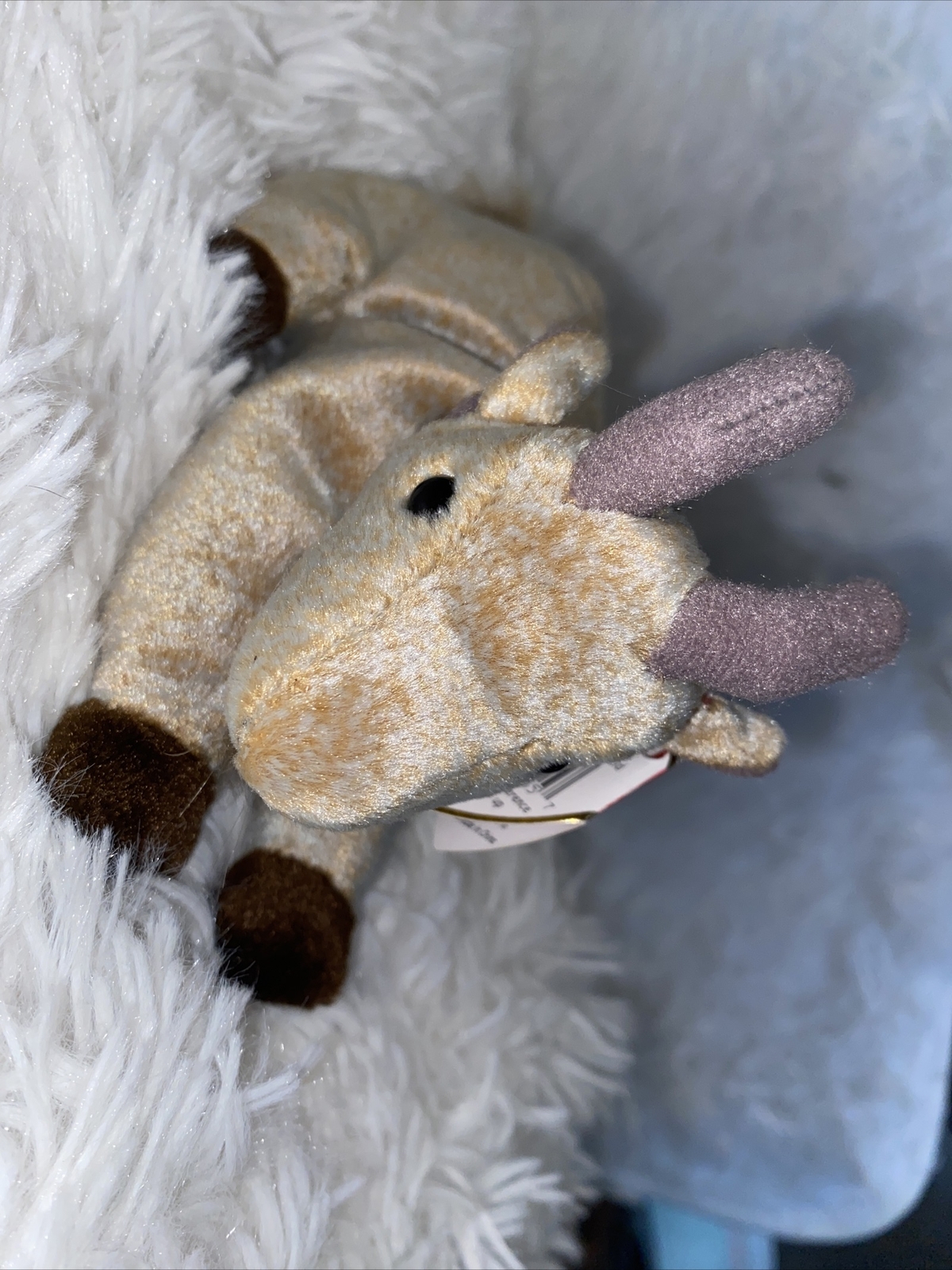 Rare: TY Beanie Baby Goatee the Goat New With Tags, Tag Errors 1998 ...