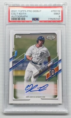 2021 Topps Pro Debut Colt Keith Auto Autograph #PD119 PSA 9 (47) | eBay