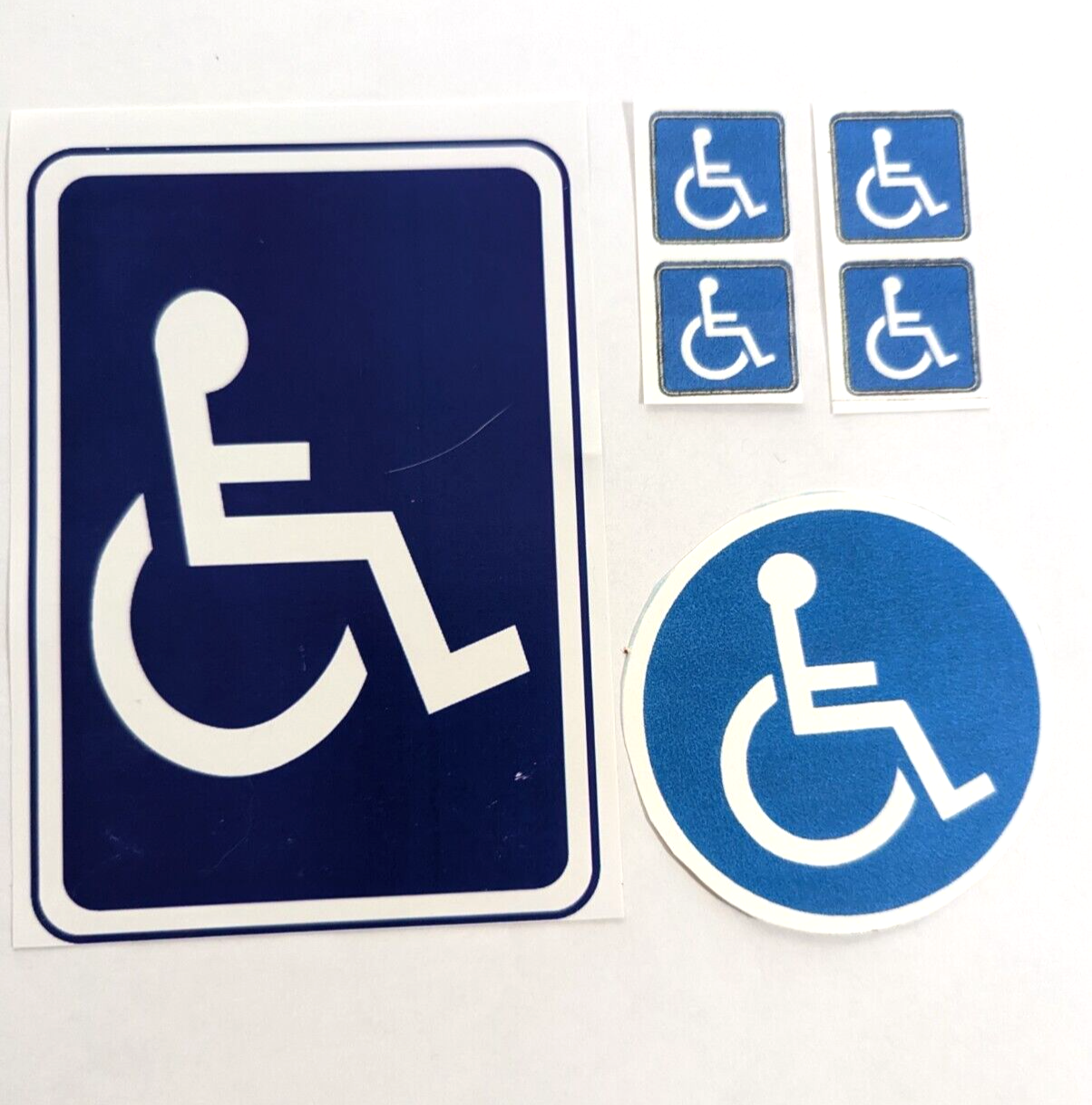 Handicap Parking Placard Decal Vinyl Sticker ADA Style Sign Logo 2 for ...