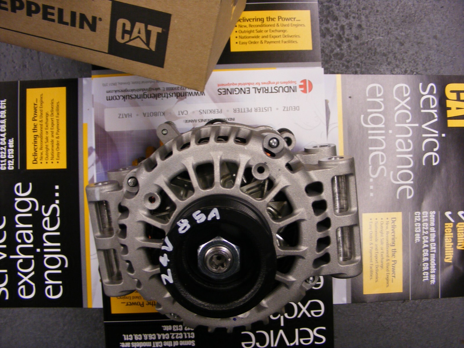 CAT 24v 85A alternator 560-6109 593-5777 Genuine Caterpillar Only £580 ...