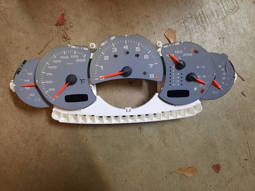 2003 Porsche 911 996 Speedo Cluster Gray Grey Gauge Faces | eBay