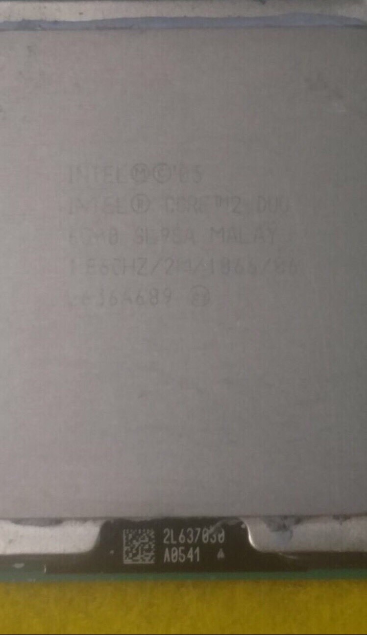 LOT OF 7: Intel Core 2 Duo 6300 SL9SA 1.86GHZ/2M/1066/06 CPU Processor ...