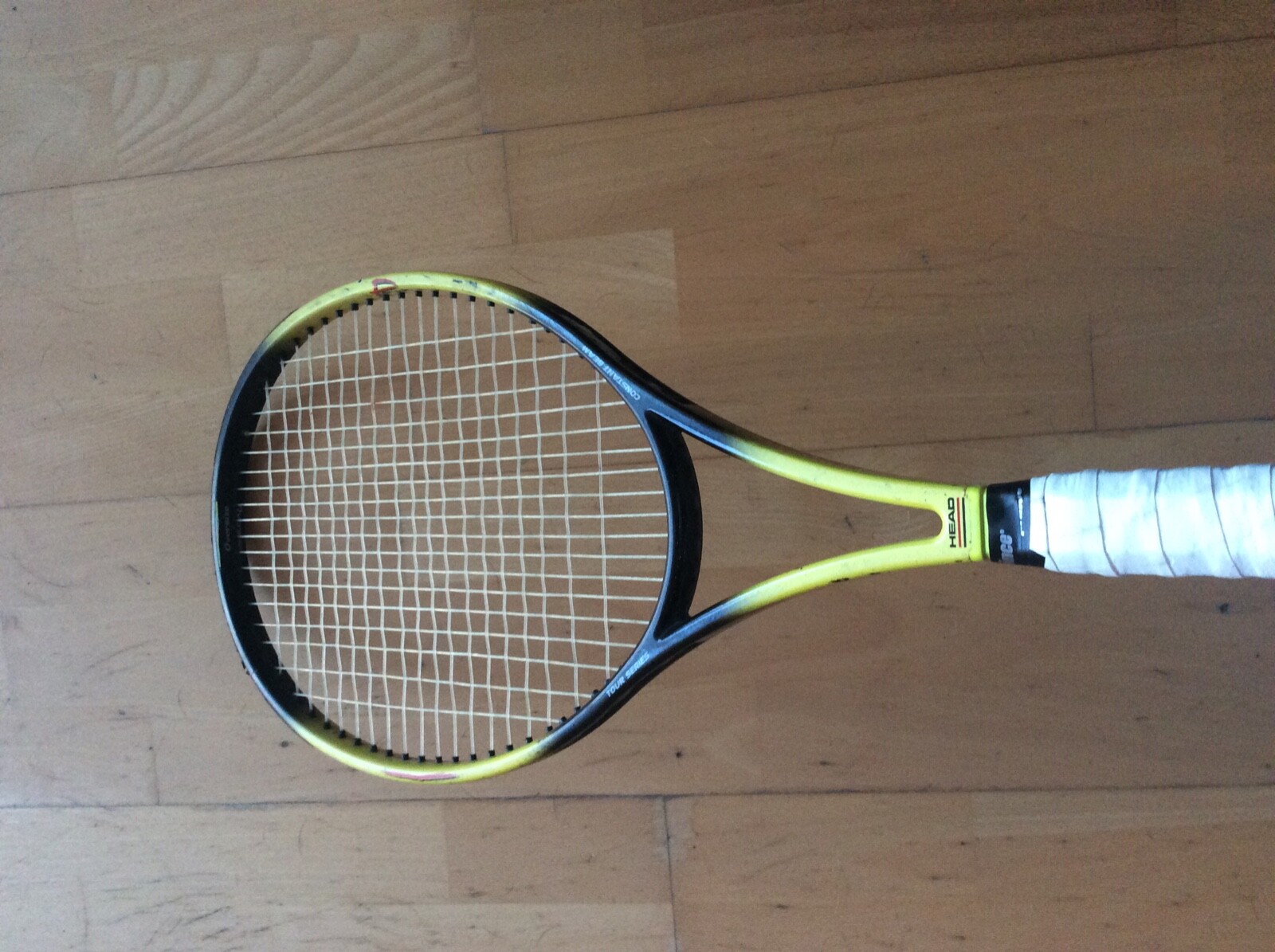Vintage Agassi Head Radical Tour Oversize Bumblebee Tennis Racquet | eBay