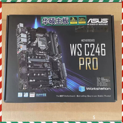 Asus WS C246 PRO DDR4 LGA1151 Server MotherboardSupport Intel E-2100/E ...