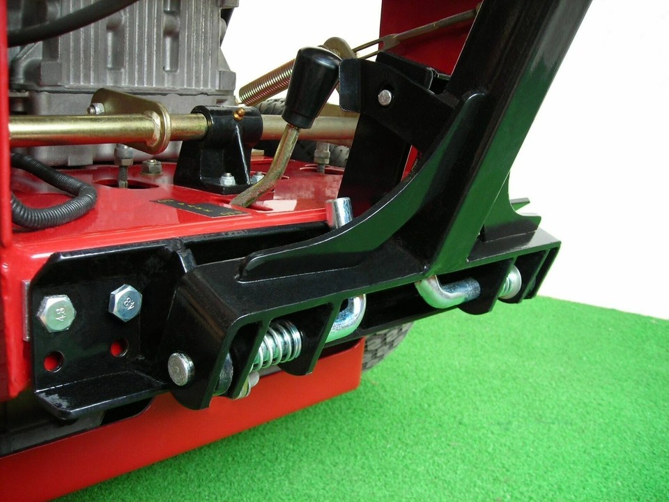 Two Wheel Sulky Lift Latch Mowers Pneumatic Wheels Anti-slip Platform ...