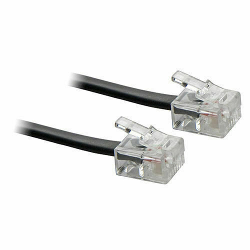 RJ11 to RJ11 Cable ADSL BT Broadband Modem Internet DSL Phone Router ...