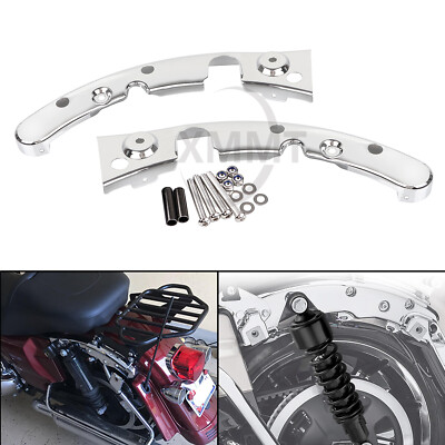 Chrome Rear Fender Struts Covers For Harley Touring Road King FLHR ...