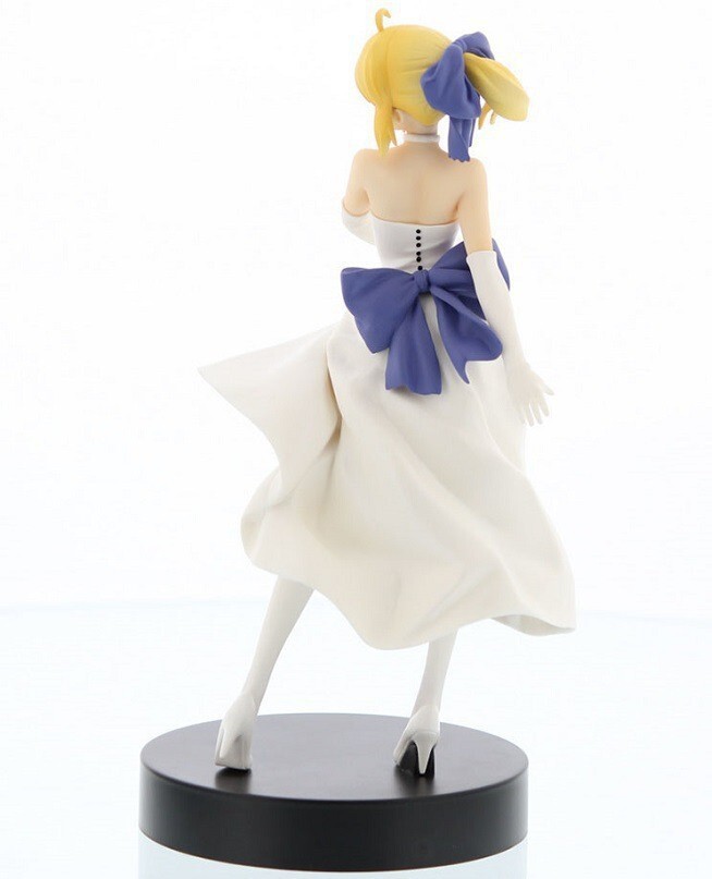 Fate/stay Night SQ White Dress Saber Rin Tohsaka Figure Model FGO Gift ...