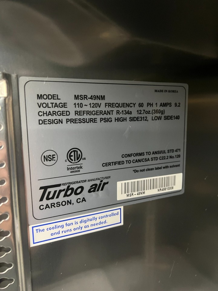 USED - Maximum Commercial Reach-In Refrigerator With 2 Solid Doors ...