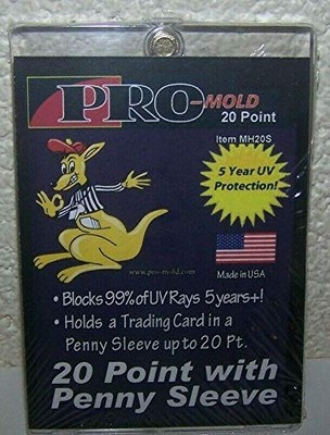 Pro-Mold 20 pt. Magnetic One Touch Card Holder Holds Sleeved Card MH20S ...