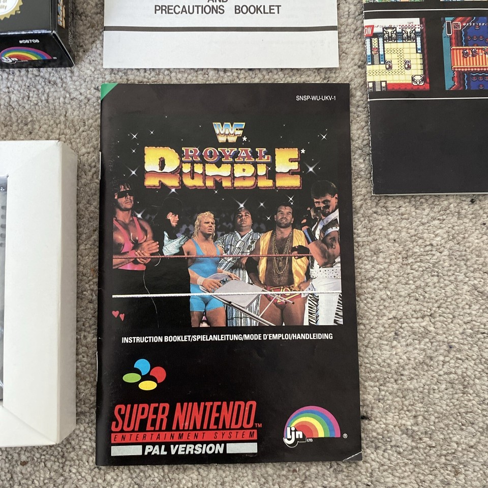 Snes ~ WWF Royal Rumble Mint Boxed ~ Super Nintendo Vintage Orginal | eBay
