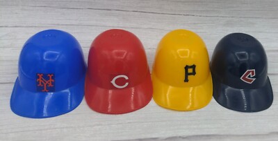 Plastic Baseball Helmets Mini MLB Vintage Ice Cream Bowl Cup Lot of 4 ...