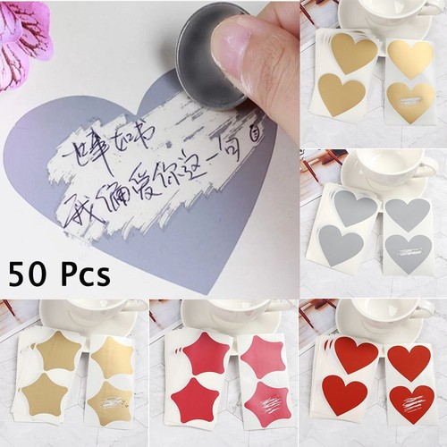 Labels Scratch Coating Stickers Self-adhesive Scratch Card Sticker ...