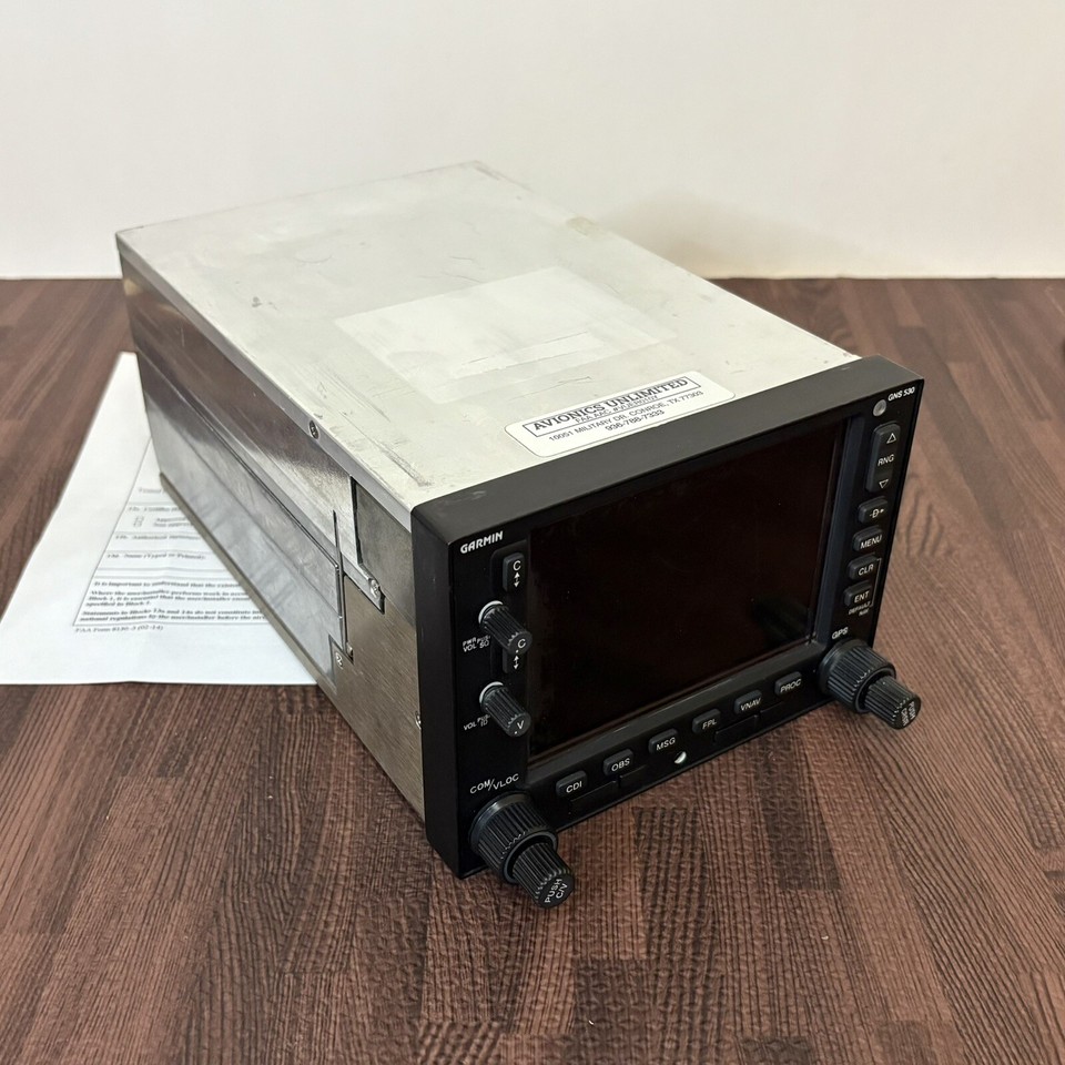 Garmin GNS 530W WAAS GPS/NAV/COMM 011-01064-00 with New 8130 | eBay