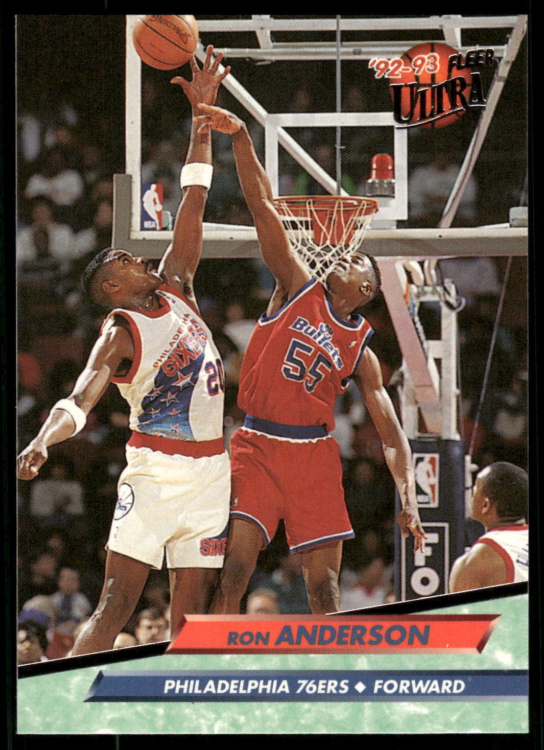 1992-93 Ultra #135 Ron Anderson Philadelphia 76ers | eBay