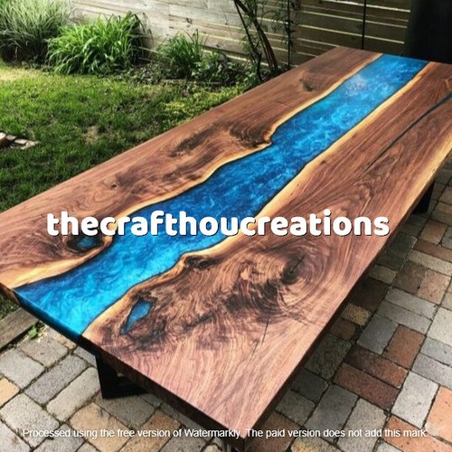 Blue River Conference Meeting Table, Office Acacia Office Live Edge ...