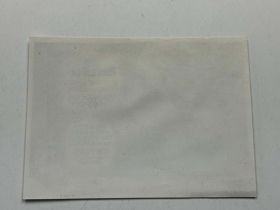 WWF Topps Promo Sheet HULK HOGAN flyer Pro Wrestling Cards Set 1985 ...