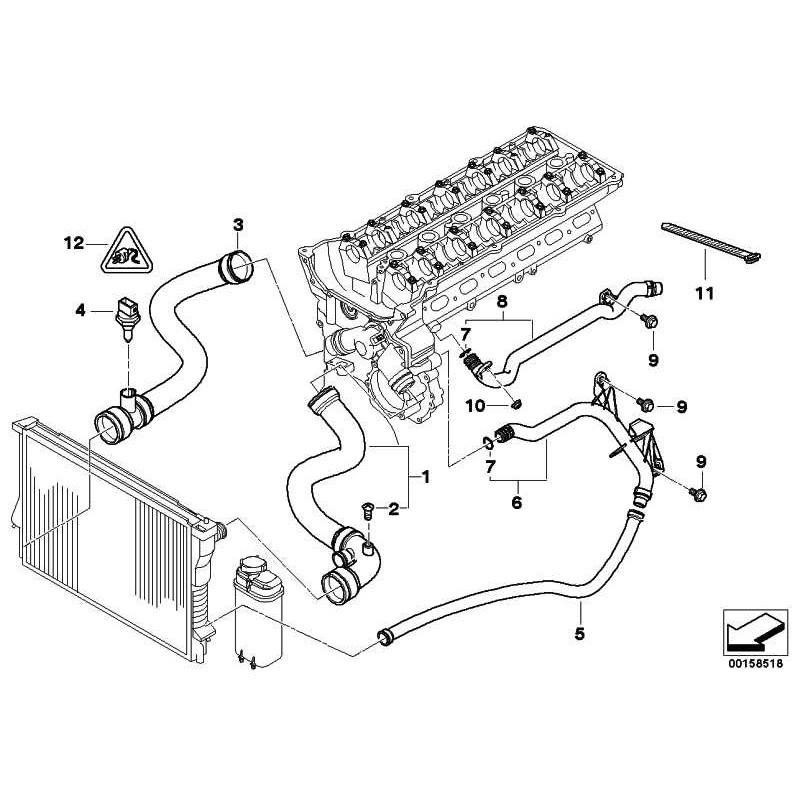 Original BMW 11531436410 - Schlauch Rücklauf 3er | eBay.de