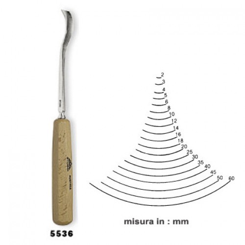 Gouge avec Poignée Aiguisé STUBAI mod.36 Longue Code 5536 | eBay