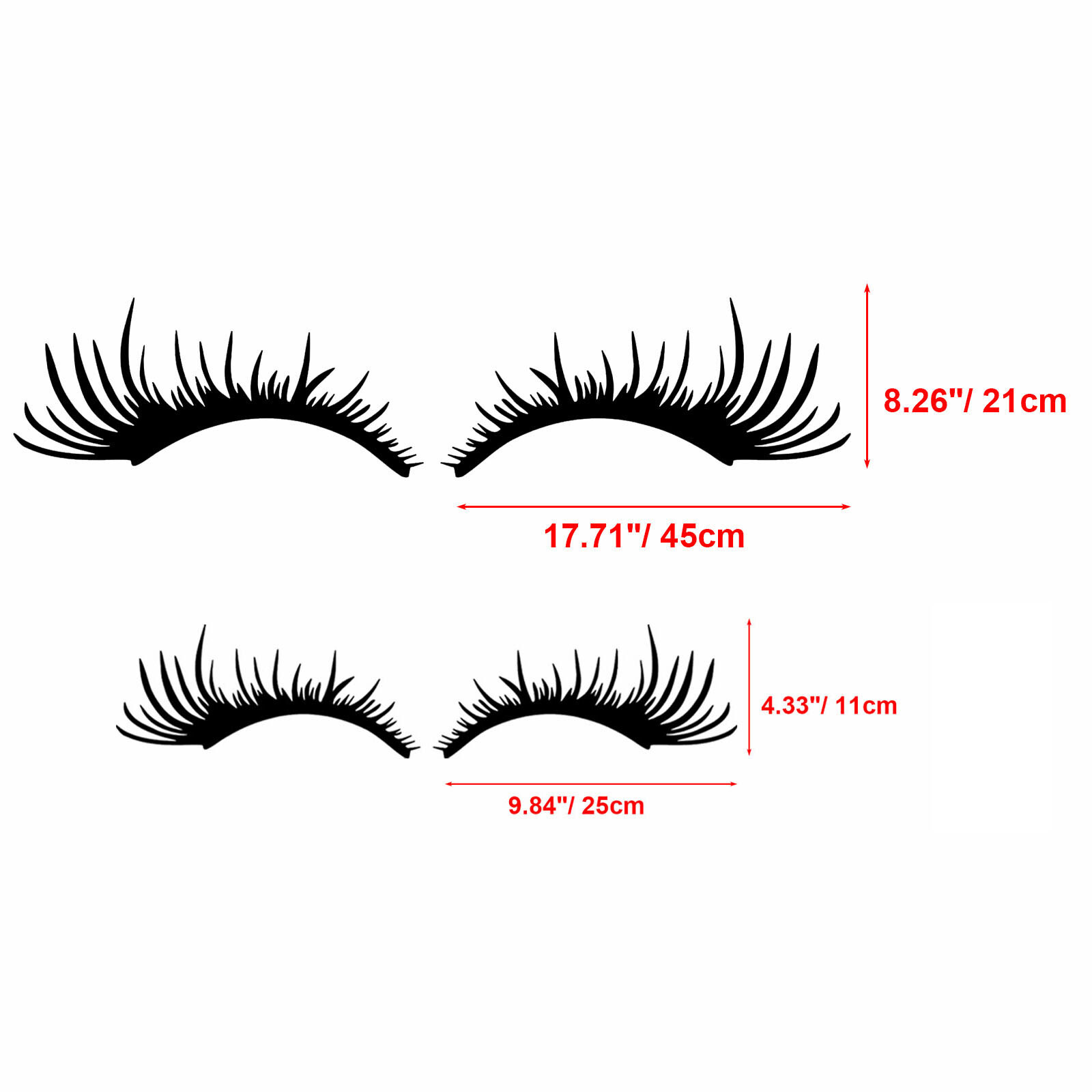 Waterproof Black Eyelash Decal Sticker For MINI Cooper Beetle Headlight ...