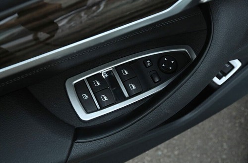 Fit For BMW X1 F48 2016-2022 Matte Silver Door Window Switch Lift Frame ...
