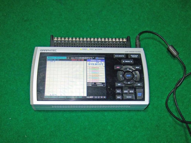 Graphtec midi LOGGER Type GL800 20ch Voltage Temperature Humidity ...