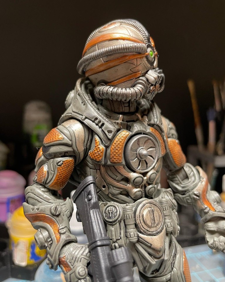 Cosmic Legions Cyber Cyclops head Sculpt Unpainted | eBay