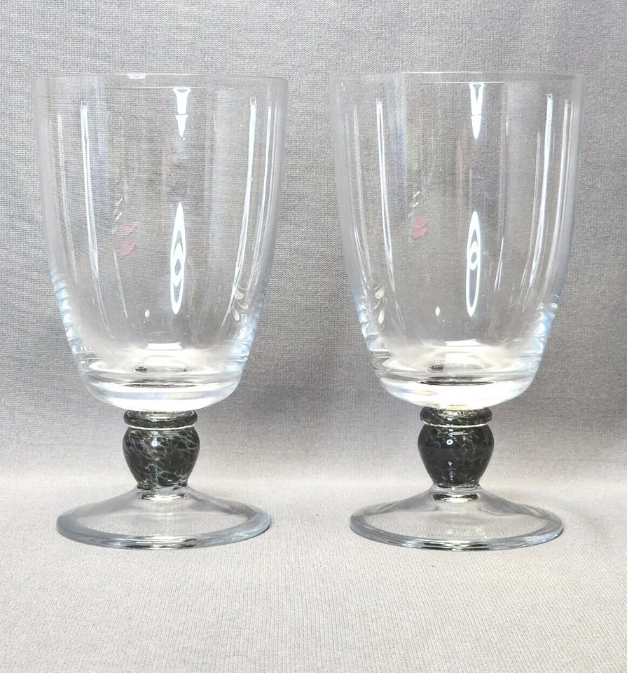 Crystal Wine Glasses Charcoal Art Glass Water Tea Drinking Goblets ...